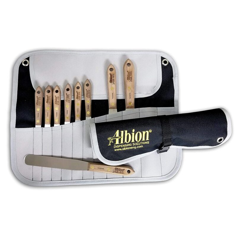 Albion | 258-G01 Classic Spatula Set (9-Pieces) in Tool Wrap – NEW ...