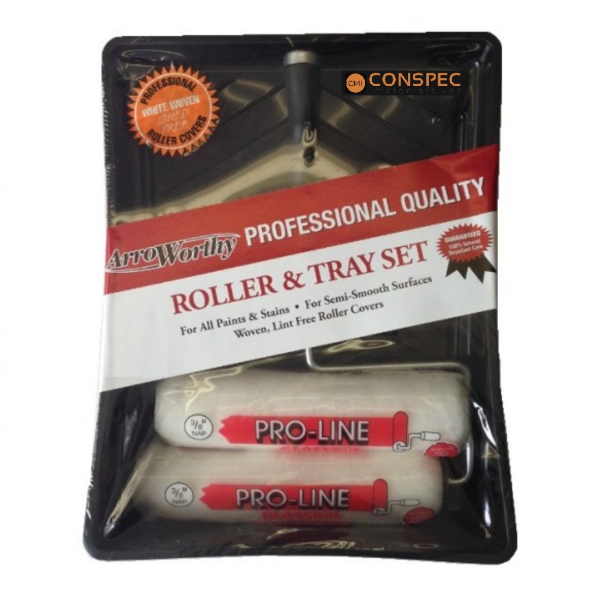 CMI | 4-Piece Paint Roller and Tray Set 9″ – Conspec Materials, LLC
