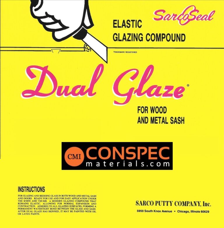 Sarco Putty | Sarco Dual Glaze Elastic Window Glazing Putty – Conspec ...