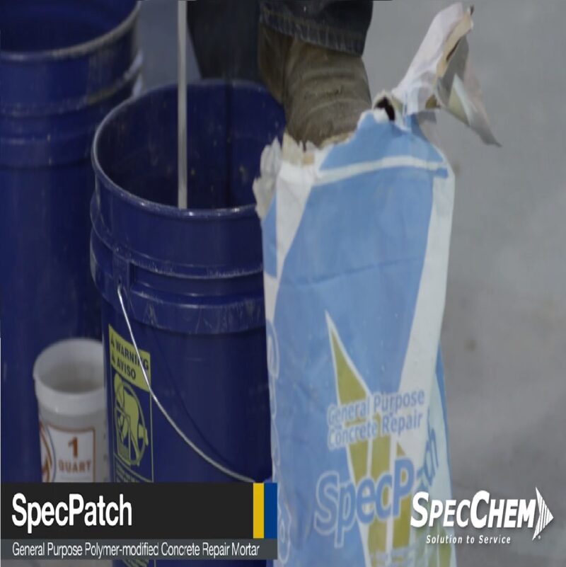 SpecChem | SpecPatch 30 Minute Repair Mortar – Conspec Materials, LLC