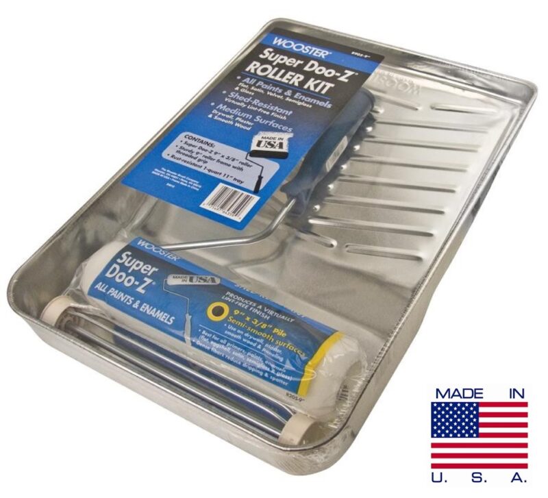 Wooster | Paint Roller and Metal Tray Kit 9″ | MADE IN USA – Conspec ...