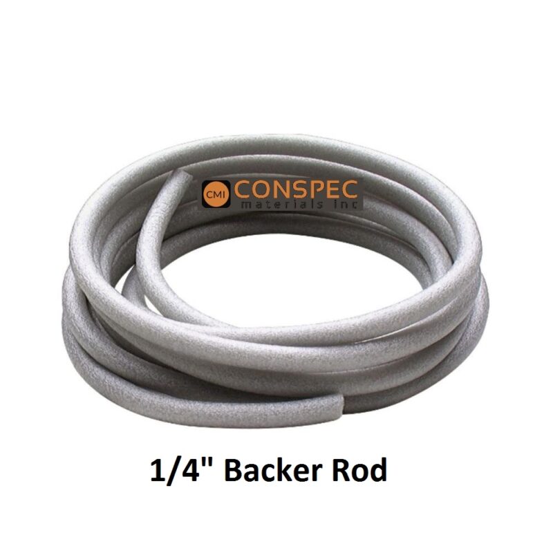 Backer Rod Closed cell, 1/4″-in x 25′ ft Gray HBR – Conspec Materials, LLC