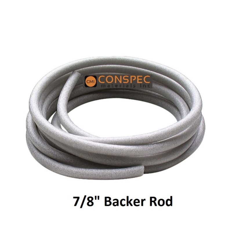 Backer Rod Closed cell, 7/8″-in x 25′ ft Gray HBR – Conspec Materials, LLC